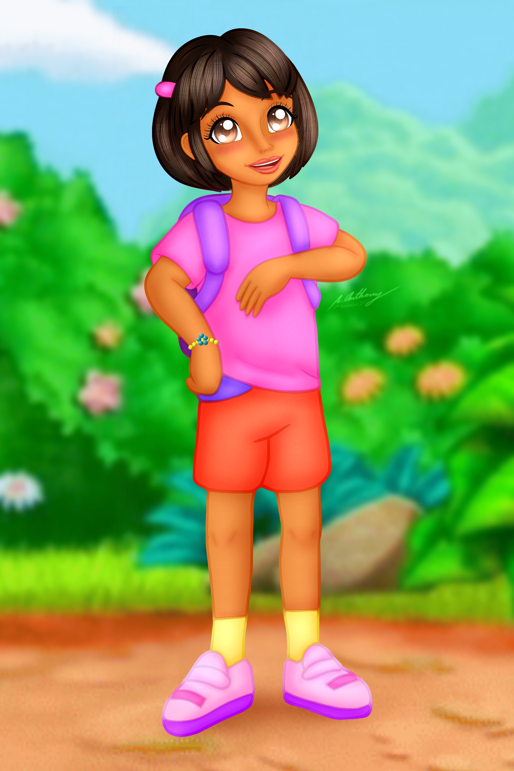 Boots Face From Dora The Explorer