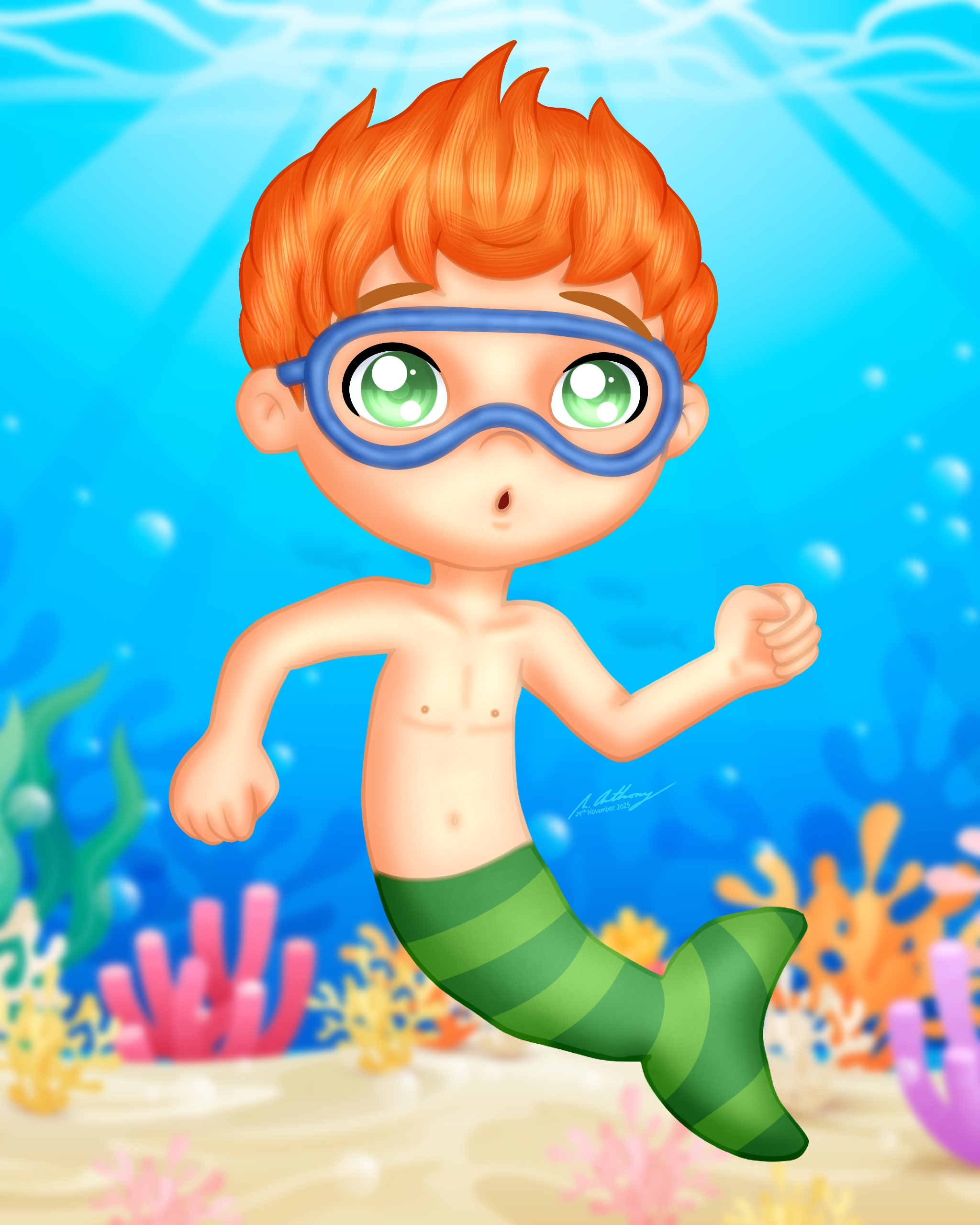 Bubble Guppies Nonny Drawing